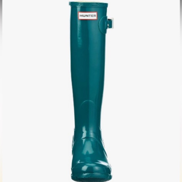 Hunter Shoes Hunter Tall Rain Boot In Lagoon Green Teal Waterproof